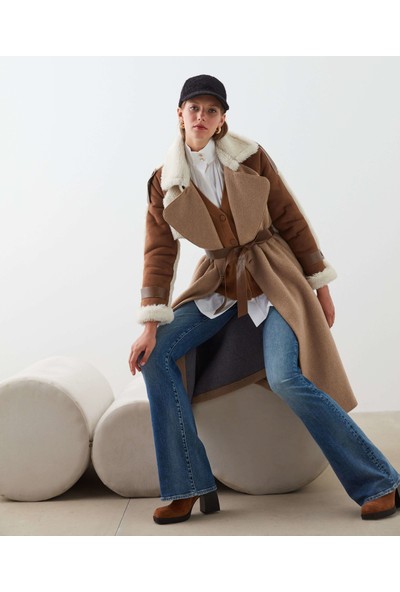 İpekyol Süet Dokulu Kaban