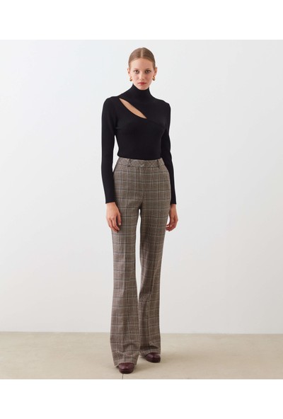İpekyol Ekose Desen Pantolon