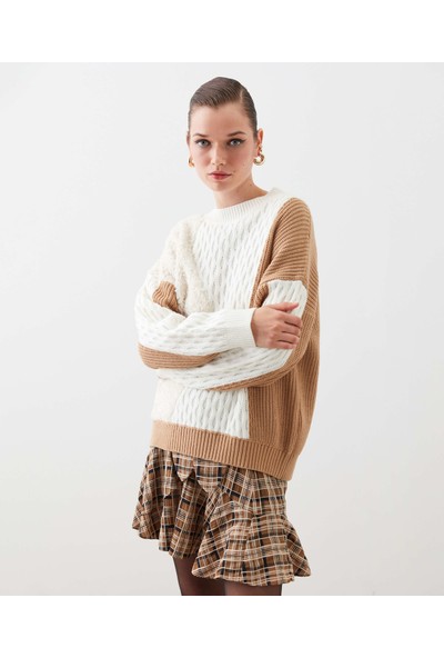 İpekyol Pelüş Mix Triko