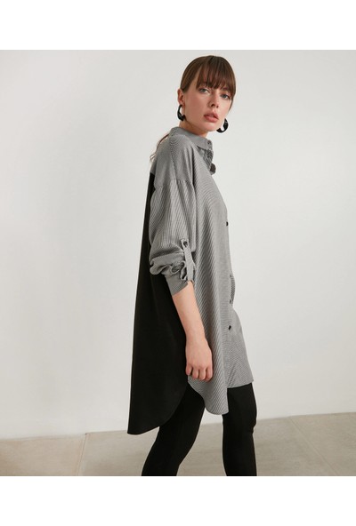 Miss İpekyol Kazayağı Desen Tunik