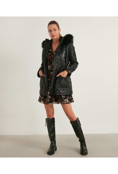 İpekyol Kapitone Mont