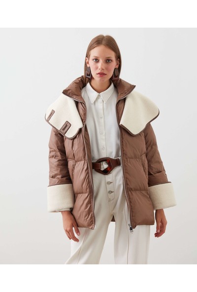 İpekyol Suni Kürklü Şişme Mont