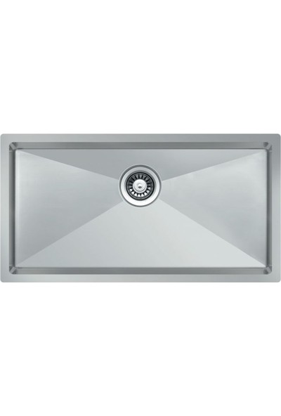 Ukinox Tnl 800 (80 x 40) 1.2 mm Polisajlı El Yapımı Mutfak Eviyesi Ukinox Tnl 800 (80 x 40) 1.2 mm Polisajlı El Yapımı Mutfak Eviyesi