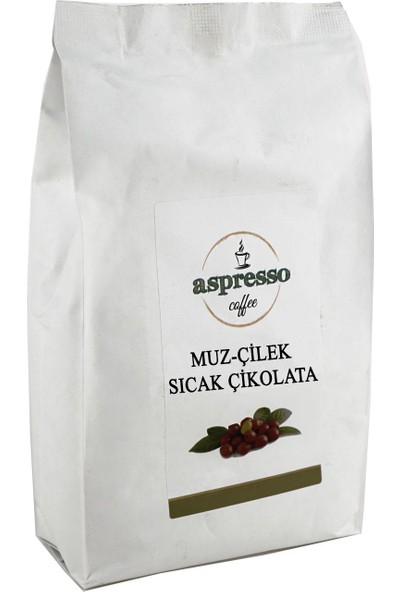 Aspresso Muz-Çilek Sıcak Çikolata 1000 Gr.