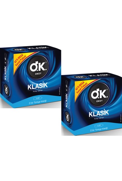 Okey Klasik 45LI x 2 Paket Toplam 90 Adet Okey Klasik 45LI x 2 Paket Toplam 90 Adet