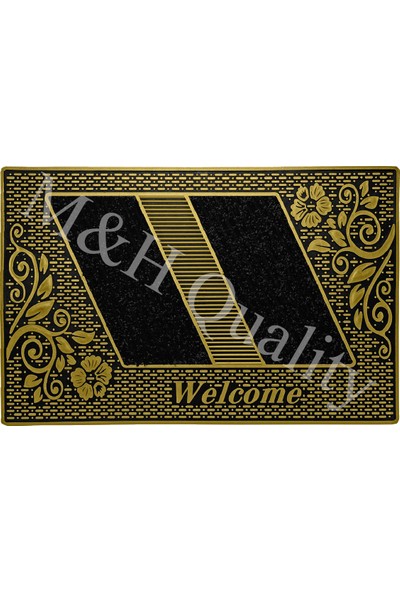 M&H Çiçekli Modeli Welcome (Hoş Geldiniz) Yazlı Kapı Önü Paspası M&H Çiçekli Modeli Welcome (Hoş Geldiniz) Yazlı Kapı Önü Paspası