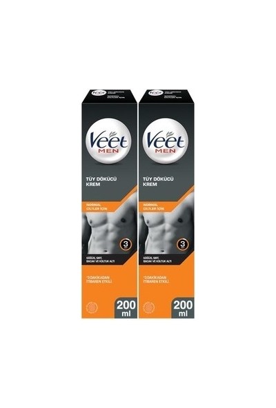 Veet Men Erkeklere Özel Tüy Dökücü Krem 200 ml X 2