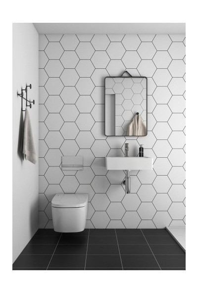 Vitra 21X24 Miniworx Ral 9016 Beyaz Hexagon Mat Vitra 21X24 Miniworx Ral 9016 Beyaz Hexagon Mat
