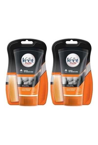 Veet Men Erkeklere Özel Duşta Tüy Dökücü Krem 150 ml X 2 Veet Men Erkeklere Özel Duşta Tüy Dökücü Krem 150 ml X 2