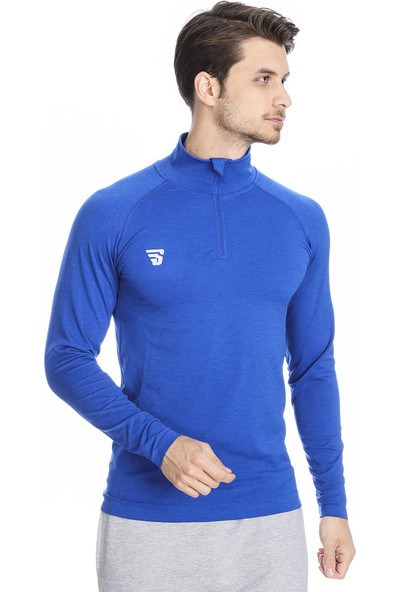 Sportive Warm-Up Seamless Erkek Mavi Günlük Stil Uzun Kollu Tişört TKE5002-00M Sportive Warm-Up Seamless Erkek Mavi Günlük Stil Uzun Kollu Tişört TKE5002-00M