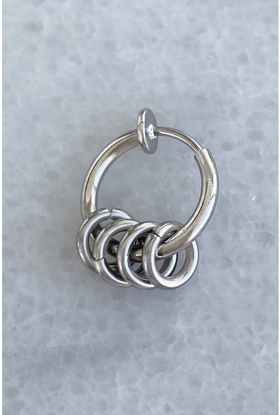 Takıconcept Deliksiz Sıkıştırmalı Çelik Küpe