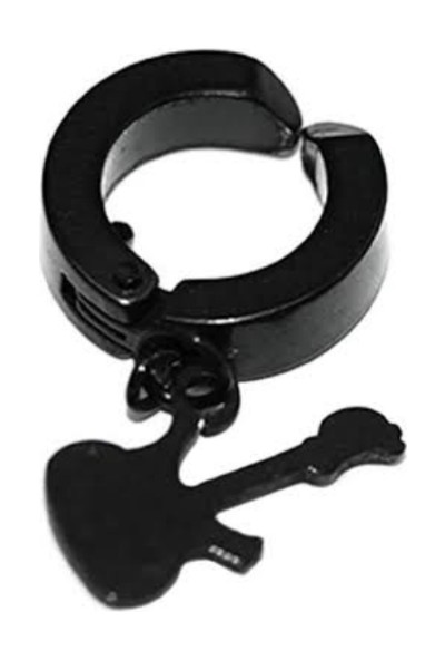 Takıconcept Delilksiz Sıkıştırmalı Çelik Gitar Küpe