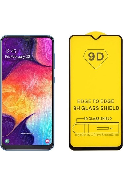 SKV Mobile Samsung A70 Tam Ekran Koruyucu Kırılmaz Cam
