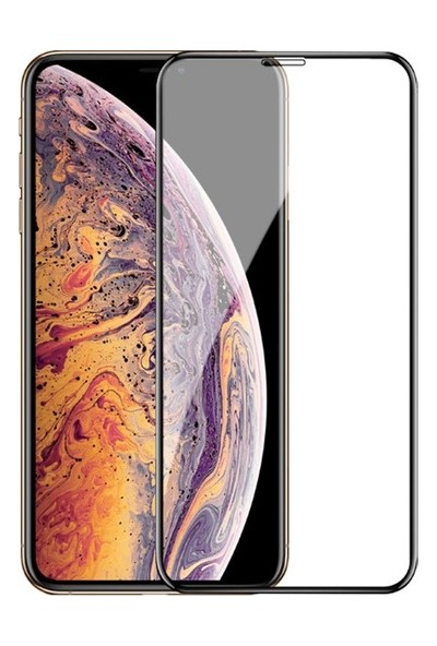 SKV Mobile Apple iPhone XS Max Tam Ekran Koruyucu Kırılmaz Cam