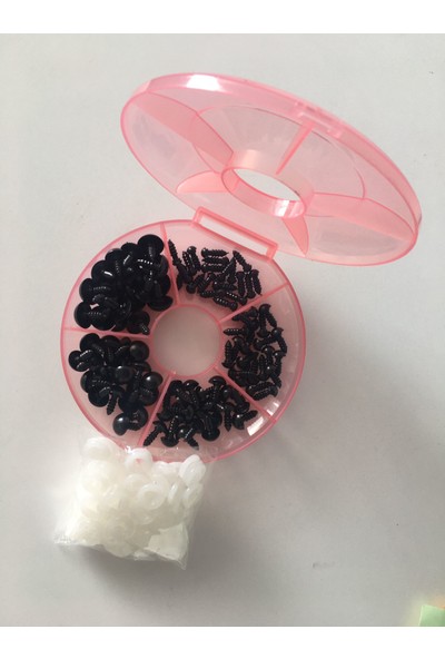 Trend Hobi Evi Amigurumi Vidalı Kilitli Sertifikalı Güvenli Siyah Göz Seti Trend Hobi Evi Amigurumi Vidalı Kilitli Sertifikalı Güvenli Siyah Göz Seti