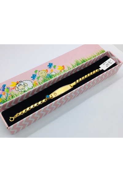 Çelikoğlu Kuyumculuk 8 Ayar Altın Kız Bebek Çocuk Bilekliği 1,58 gr