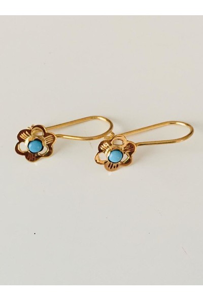 Çelikoğlu Kuyumculuk 8 Ayar Altın Kadın Küpe0,80 gr