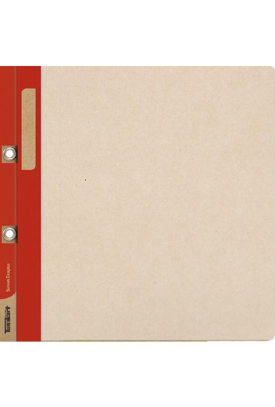 Sert Kırtasiye Tuna Pvc Kapaklı Karton Telli Dosya Kırmızı