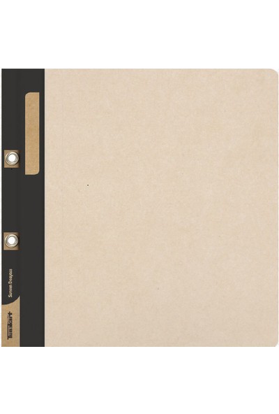 Sert Kırtasiye Tuna Pvc Kapaklı Karton Telli Dosya Siyah