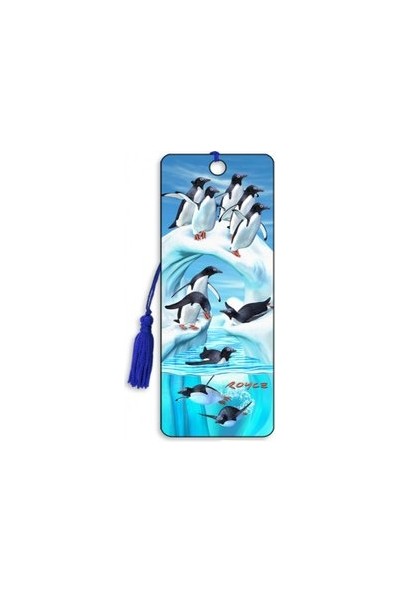 GiftPoint 3D Kitap Ayracı Penguen Ailesi GiftPoint 3D Kitap Ayracı Penguen Ailesi