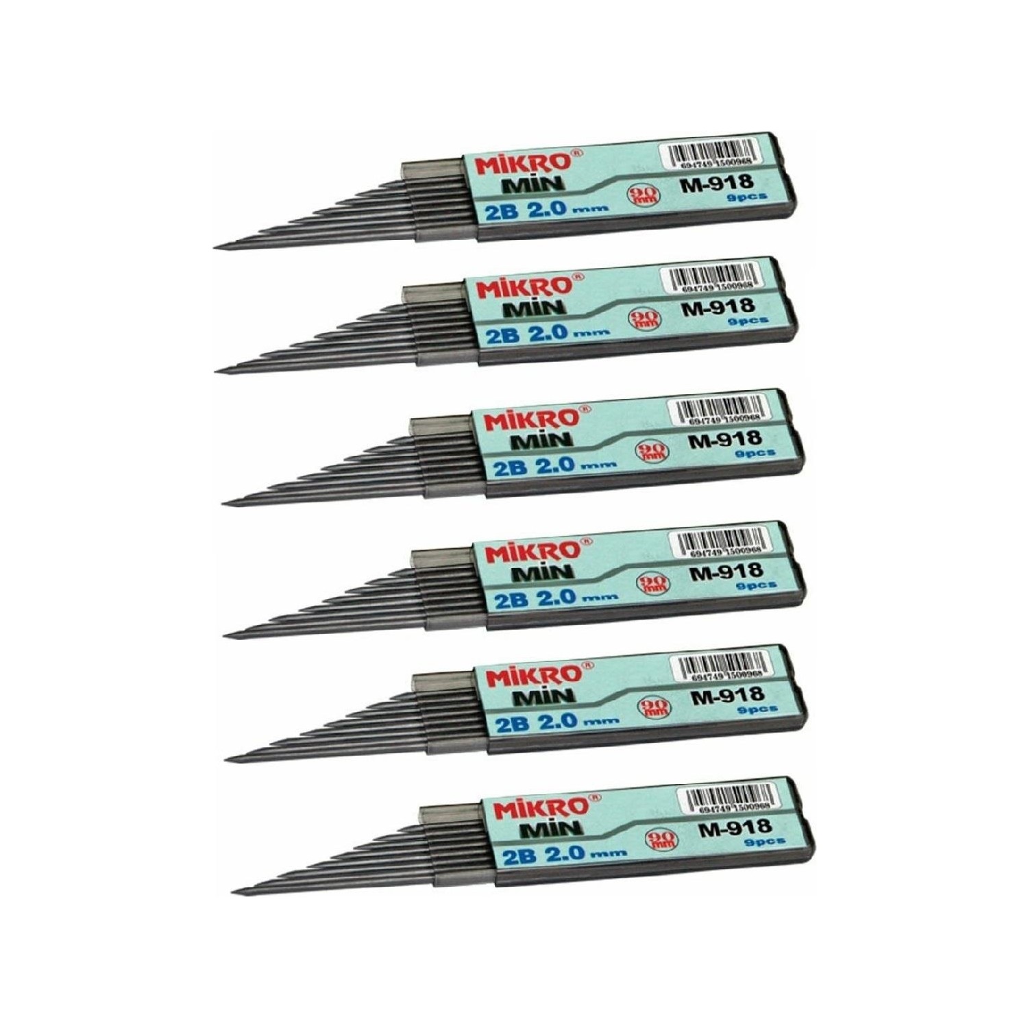 Mikro Kalem Ucu 2.0mm 2b Mikro 2b Kalem Ucu 2mm Siyah 6 Adet Fiyatı