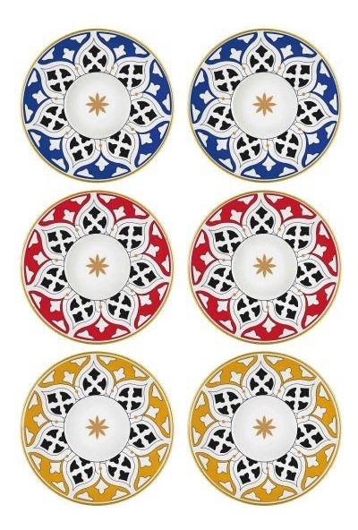 The Mia Markiz Çay Tabağı 6 Parça 13 cm MRZ0007