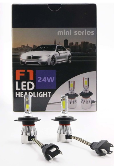 F1 Mini LED Zenon Slim Model Beyaz Renk 6400 Lümen LED Xenon H4 F1 Mini LED Zenon Slim Model Beyaz Renk 6400 Lümen LED Xenon H4