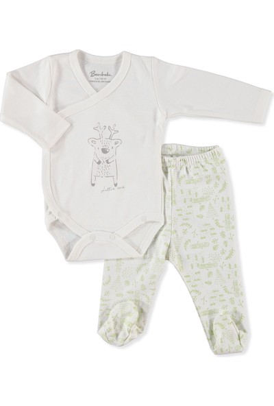 Bambaki Bebek Orman Dostları Zıbın Body-Patikli Alt