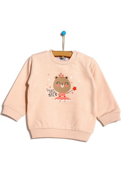 Hello Baby Basic Baskılı Sweatshirt
