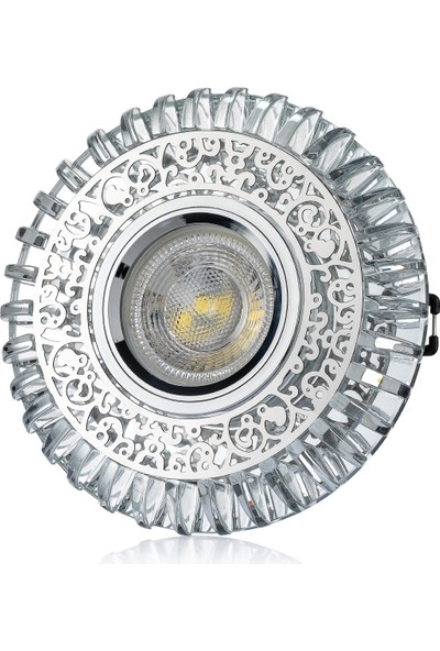 Cata Mine 4 Renk LED Çerçeveli Cam Spot Armatür Günışığı-Mavi-Pembe