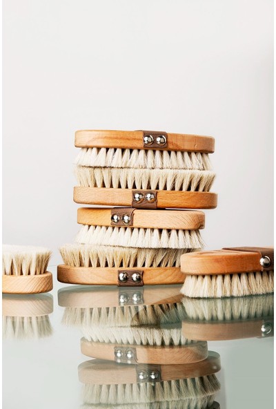 Pharma Acqua Selülit Karşıtı Doğal At Kılı Fırçası Beyaz