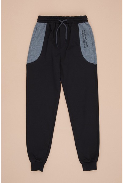 Çocuk Yazı Baskılı Paçası Lastikli Eşofman Altı