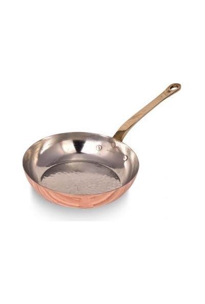 Turna Bakır Şahika Tava 5 No 22 cm Sadece Taban El Dövme Kırmızı TURNA7568-1 Turna Bakır Şahika Tava 5 No 22 cm Sadece Taban El Dövme Kırmızı TURNA7568-1
