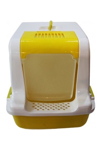 Boraninciftligi En Büyük Boy Kapalı Kedi Tuvaleti 65X43X45H