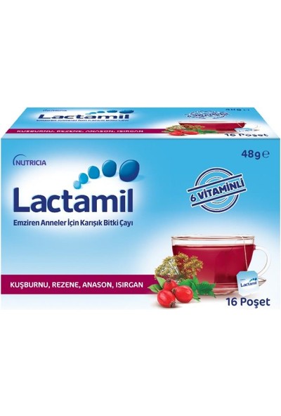 Lactamil Emziren Anneler Için Karışık Bitki Çayı 48 gr Lactamil Emziren Anneler Için Karışık Bitki Çayı 48 gr