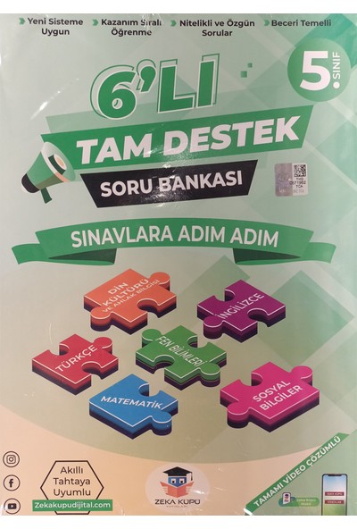 Zeka Küpü Yayınları 5. Sınıf Tam Destek Tüm Dersler Soru Bankası Zeka Küpü Yayınları 5. Sınıf Tam Destek Tüm Dersler Soru Bankası