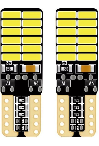 Balp 2 Adet Buz Mavi Renk T10 Dipsiz LED Ampul 24 Ledli Park Ampulü Gündüz Farı Yüksek Işık Güçlü Balp 2 Adet Buz Mavi Renk T10 Dipsiz LED Ampul 24 Ledli Park Ampulü Gündüz Farı Yüksek Işık Güçlü