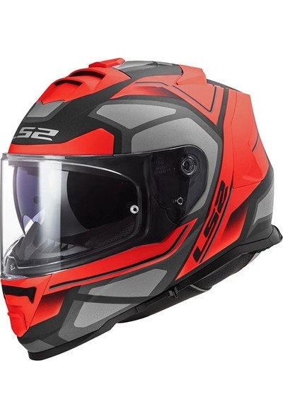 Ls2 Storm Faster Mat Kırmızı-Tıtanıum Kask L Beden Ls2 Storm Faster Mat Kırmızı-Tıtanıum Kask L Beden