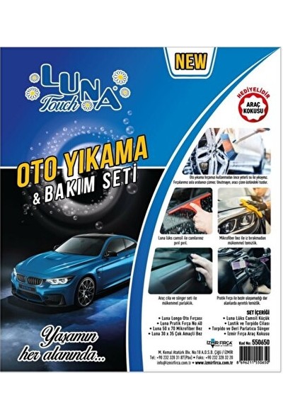 Luna Oto Yıkama Bakım Seti