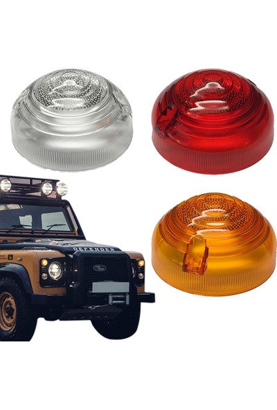 Allestock Land Rover Defender - Sinyal Stop Park Lambası Camı - 8l'i Set Allestock Land Rover Defender - Sinyal Stop Park Lambası Camı - 8l'i Set