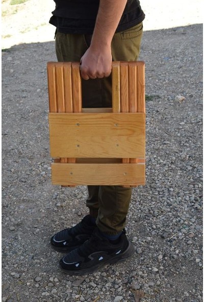 Onbaşı Ahşap Tabure