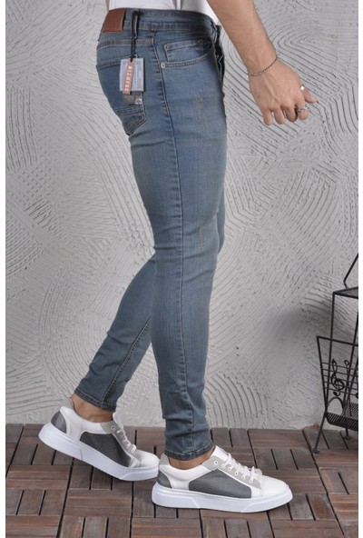 Drontin Erkek Jeans Skinny Fit Likralı Italyan Kesim Dar Paça Tırnaklı Kot Pantolon Drontin Erkek Jeans Skinny Fit Likralı Italyan Kesim Dar Paça Tırnaklı Kot Pantolon