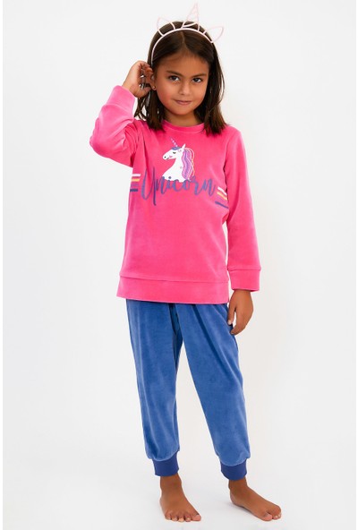 ROLY POLY Kız Çocuk Kadife Eşofman Takımı 2606 ROLY POLY Kız Çocuk Kadife Eşofman Takımı 2606