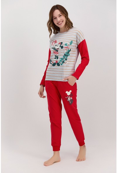 Minnie Mouse Anne-Kız Pijama Takımı 4605