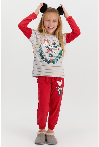 Minnie Mouse Anne-Kız Pijama Takımı 4605C
