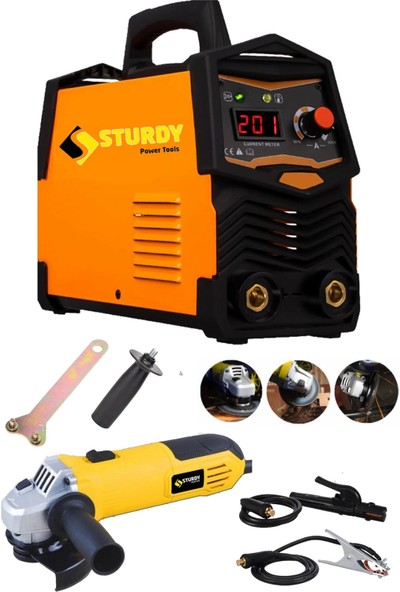 Sturdy Power Tools Special Model Iron Monostick Technology Super Ultrasonıc 200 Amp Dijital Göstergeli Taşlama Ile Beraber Invertör Kaynak Makinası Sturdy Power Tools Special Model Iron Monostick Technology Super Ultrasonıc 200 Amp Dijital Göstergeli Taşlama Ile Beraber Invertör Kaynak Makinası