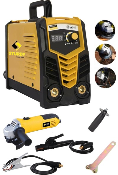 Sturdy Power Tools Special Model Robust Seri Monostick Technology Super Ultrasonıc 200 Amp Dijital Göstergeli Taşlama Ile Beraber Invertör Kaynak Makinası Sturdy Power Tools Special Model Robust Seri Monostick Technology Super Ultrasonıc 200 Amp Dijital Göstergeli Taşlama Ile Beraber Invertör Kaynak Makinası
