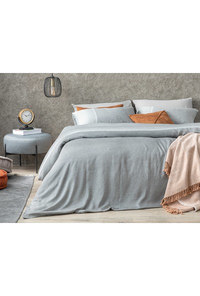 Splendid Soft & Shine Tek Kişilik Nevresim Takımı 160X220 cm Gümüş