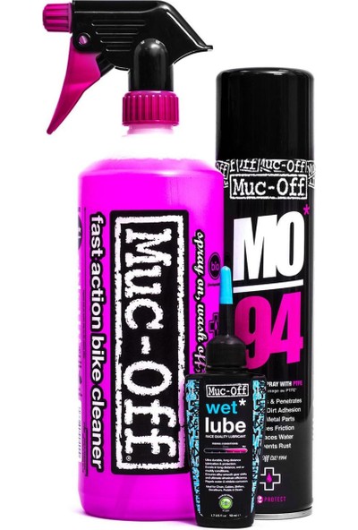 Muc-Off Wash Protect & Lube Kit Bisiklet Temizlik Kit Muc-Off Wash Protect & Lube Kit Bisiklet Temizlik Kit