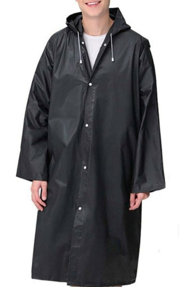 Dream Plus Yağmurluk Unisex Su Geçirmez Eva Kumaş Siyah Dream Plus Yağmurluk Unisex Su Geçirmez Eva Kumaş Siyah